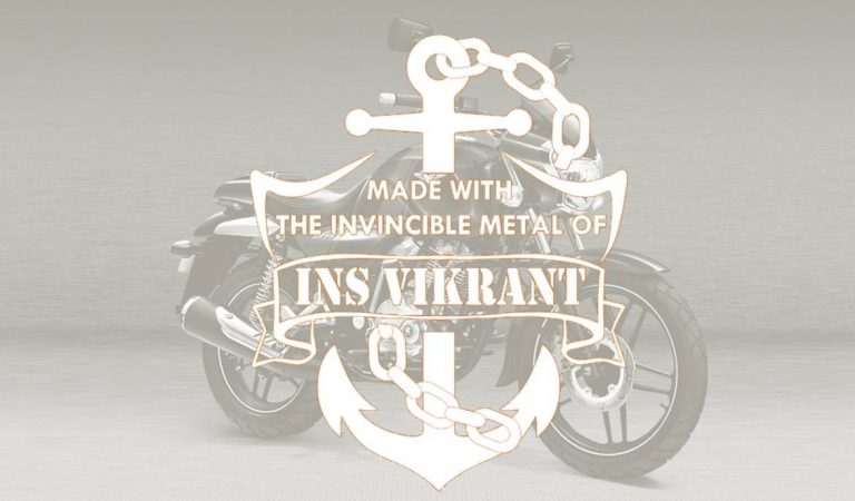 A motorbike made from INS Vikrant: Bajaj V15 - Motorcyclediaries