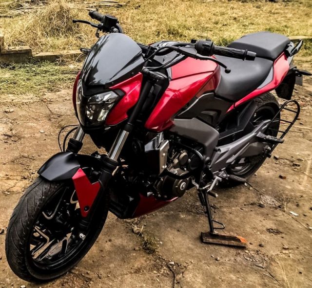 Bajaj Dominar In Gloss Red Shade To Give You Best Journey Ahead