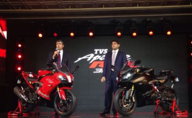 The TVS RR Cup Is A Global Racing Series Based On The Apache RR 310